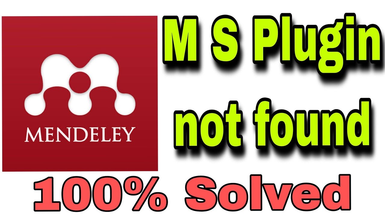 Getting Started With Mendeley How To Solve The Problem Of Mendeley MS getting-started-with-mendeley-how-to-solve-the-problem-of-mendeley-ms