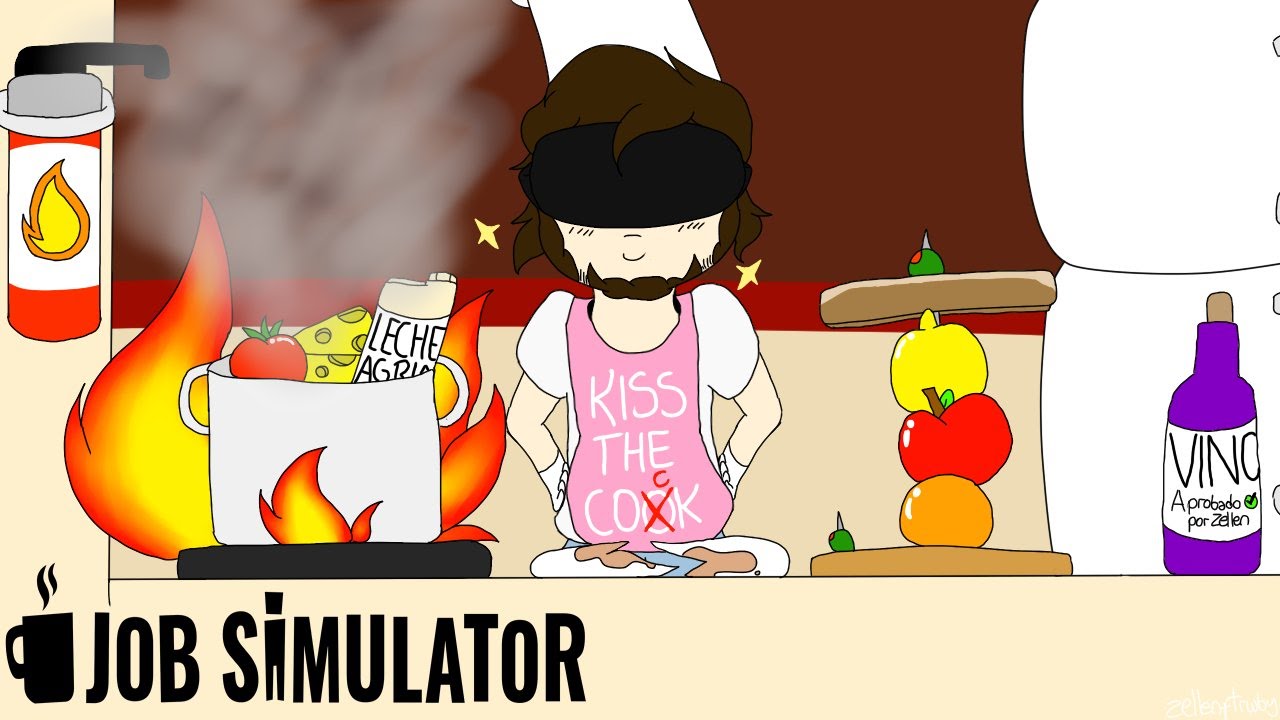 JOB SIMULATOR CHEF (HTC Vive VR Gameplay Español) - YouTube