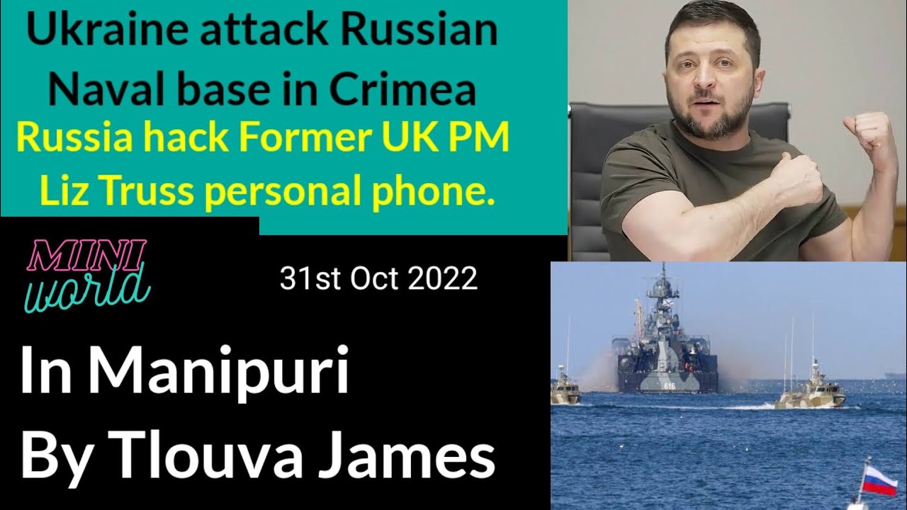 Ukraine attack Russia Naval base in Crimea.in Manipuri - YouTube