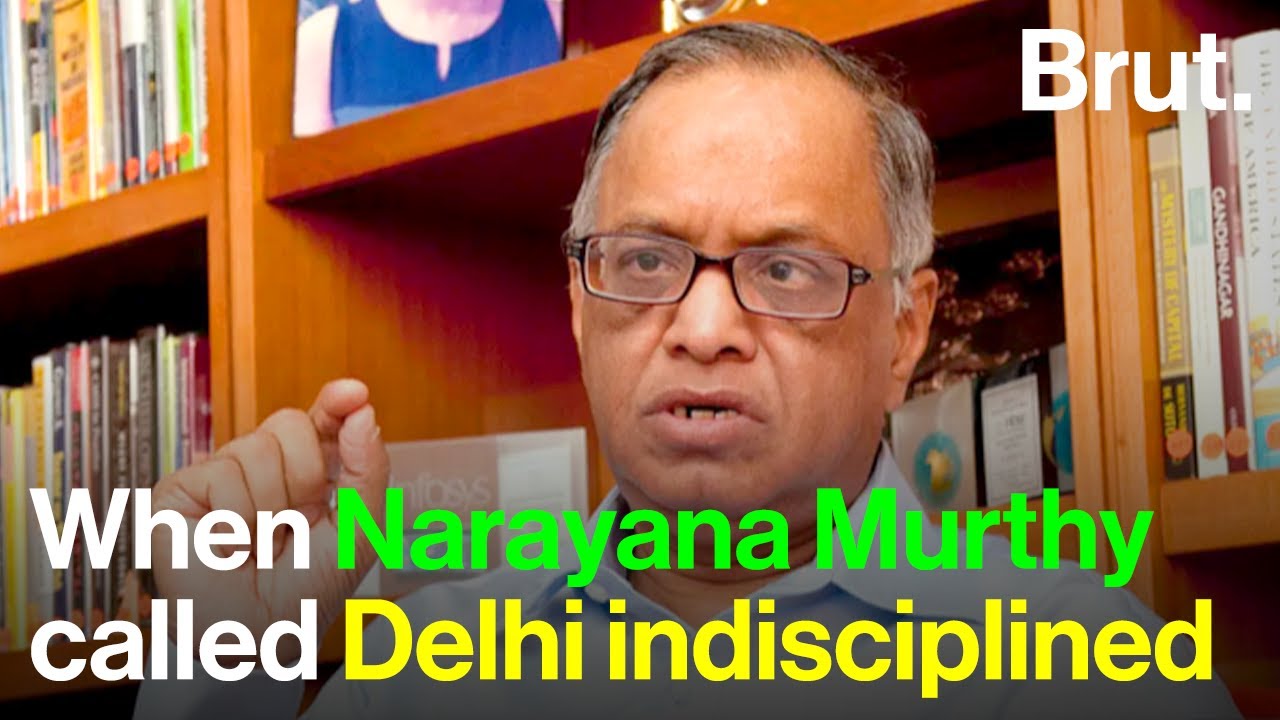 When Narayana Murthy called Delhi indisciplined - YouTube