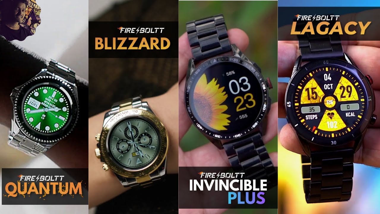 Fire Boltt Luxe Collection 🔥- Fire Boltt Invincible Plus is Better Than ...
