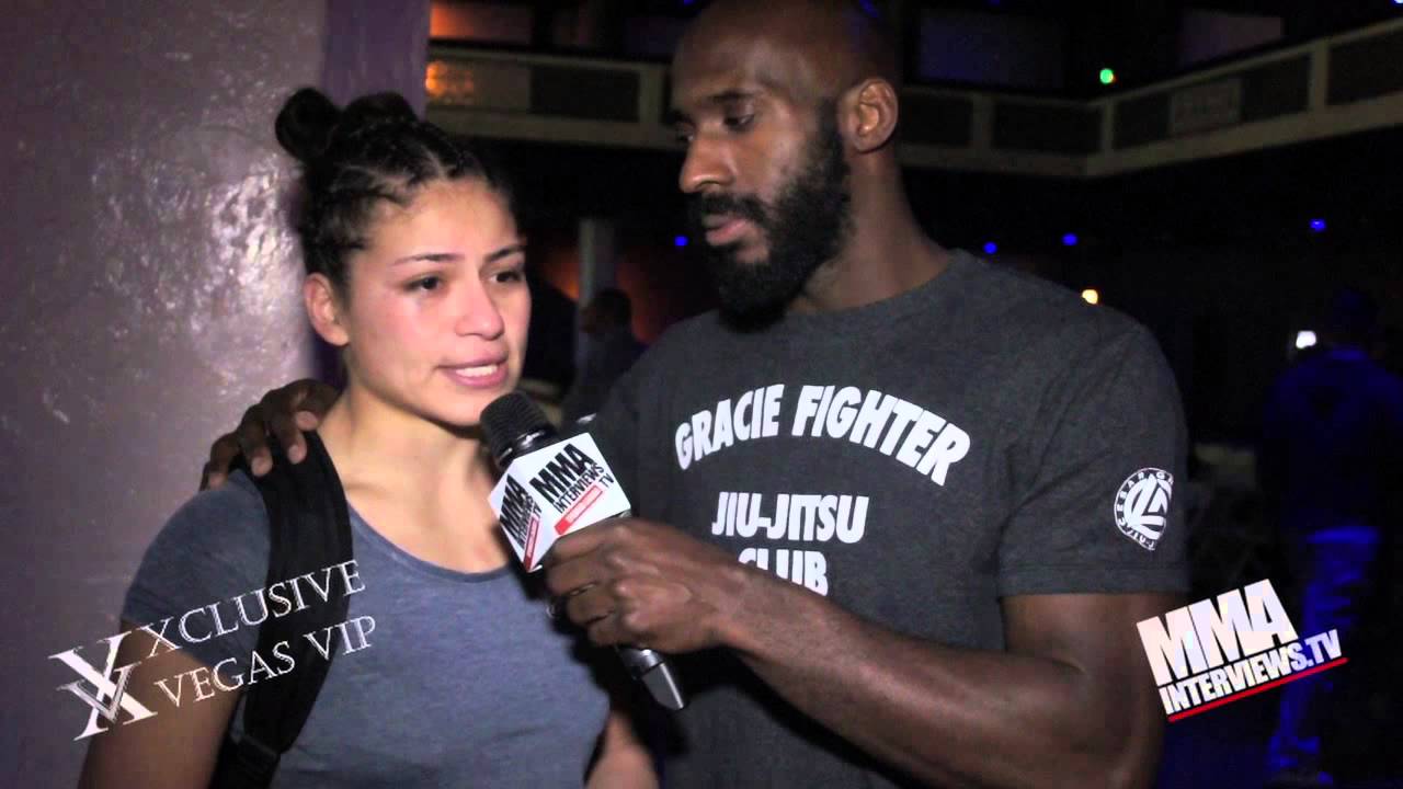 Gracie Black Belt Jason Manly mic takeover at Invicta, talks to Cyborg ...