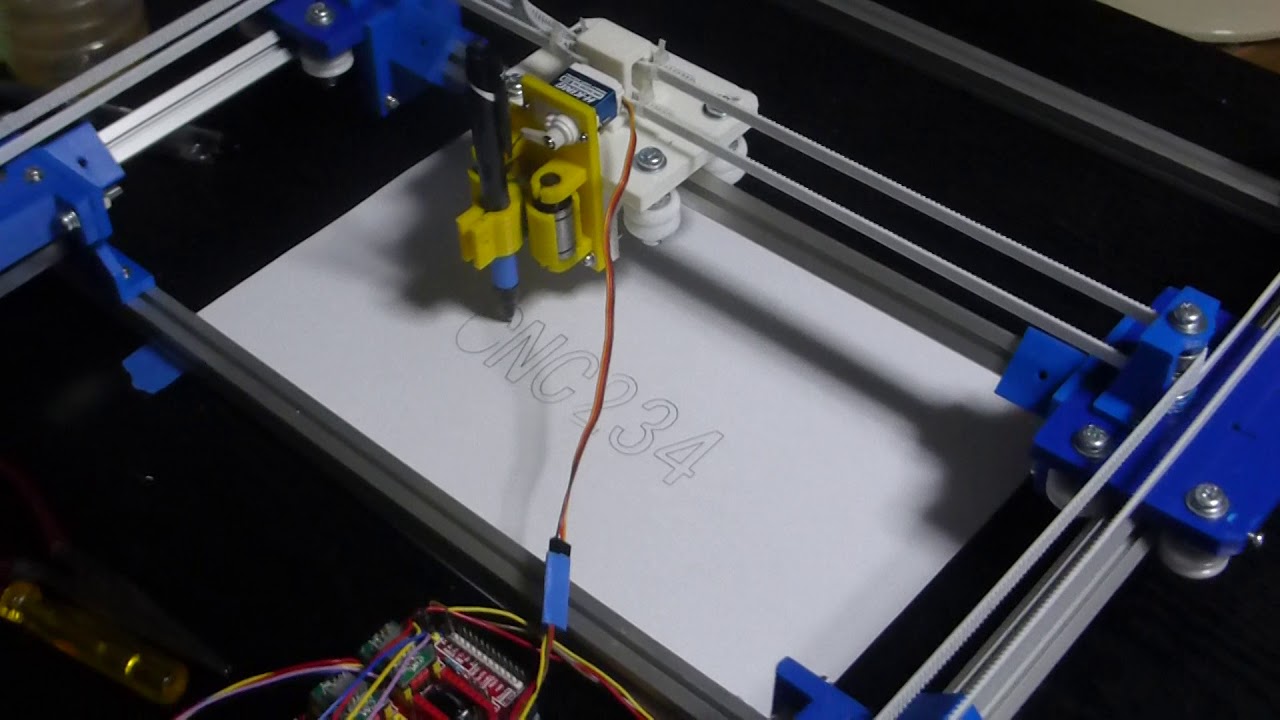 Low Cost CoreXY Pen Plotter Drawing Machine XY Plotter (2) - YouTube