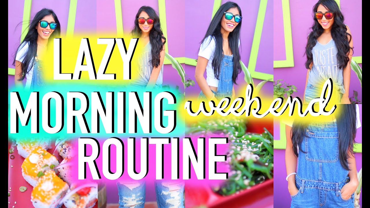Lazy Morning Routine | Paris & Roxy - YouTube