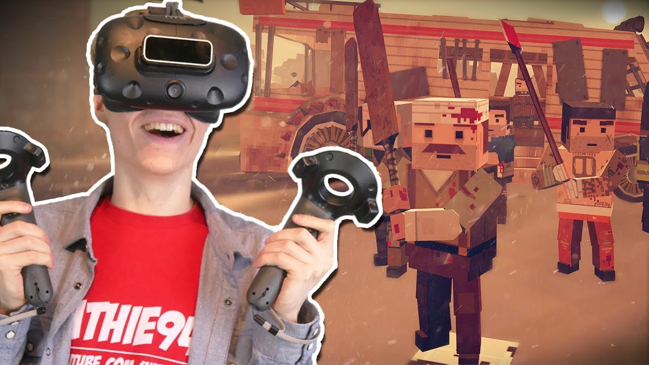 THE WALKING DEAD IN VIRTUAL REALITY | Out of Ammo VR: Death Drive (HTC ...