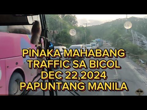 TRAFFIC SA BICOL DEC 22,2024 - YouTube