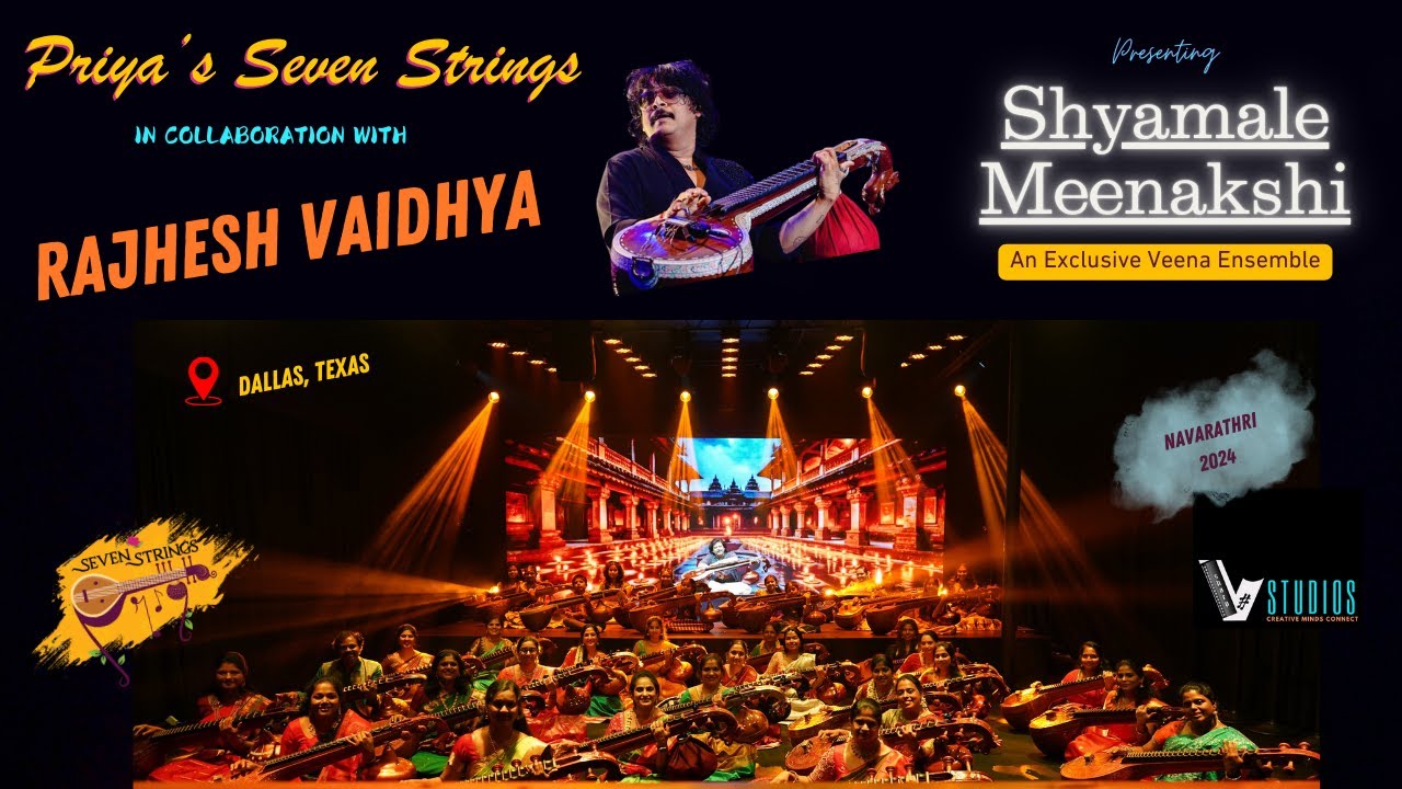Shyamale Meenakshi | Rajhesh Vaidhya | Priya's Seven Strings | Navarathri 2024 | # ...