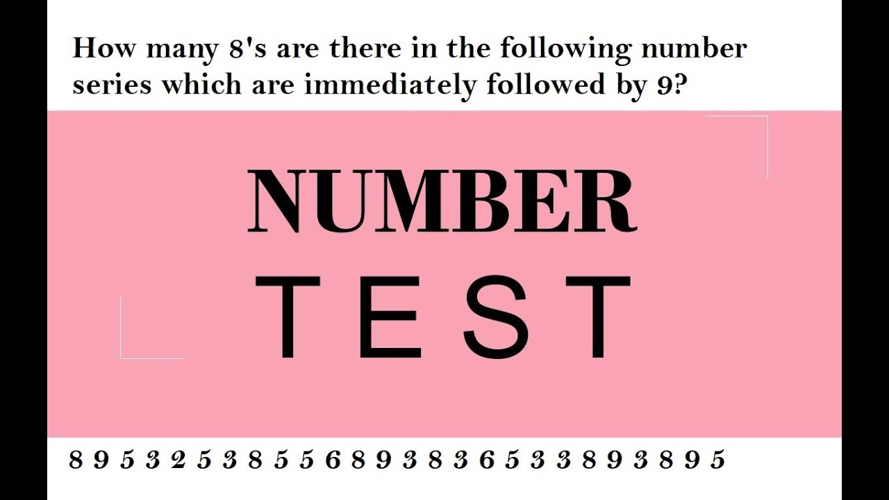 NUMBER PUZZLES_NUMBER TEST | INFOSYS | TCS DIGITAL | TCS NINJA ...