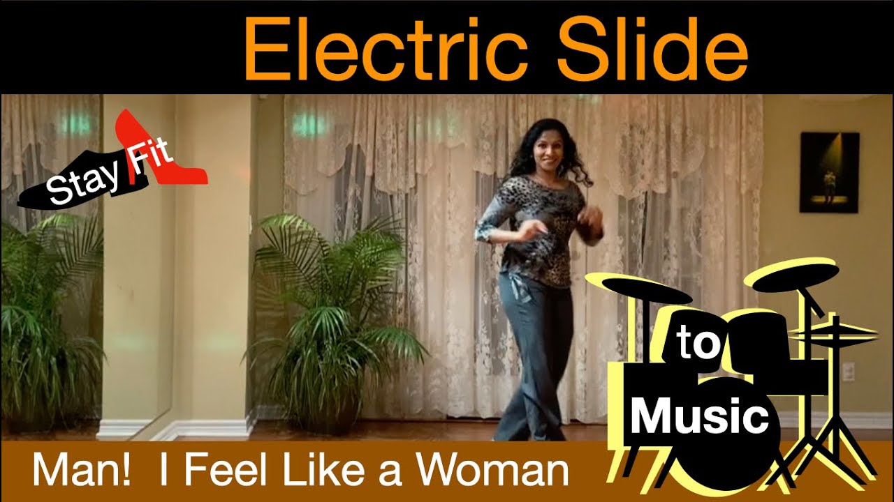 Electric Slide Line Dance to Music 2/2 - YouTube
