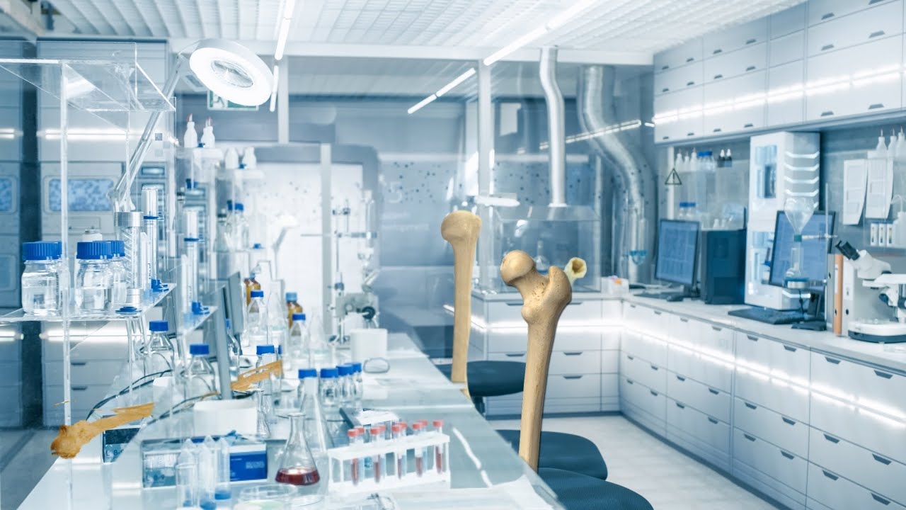the bones are in the lab - YouTube