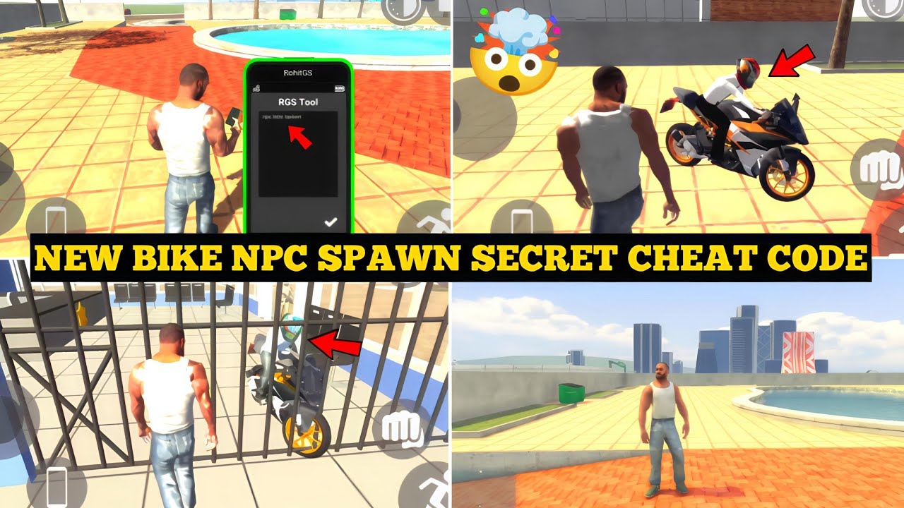 Finally Bike NPC Spawn Cheat Code in INDIAN BIKE DRIVING 3D 🤯🔥| New ...