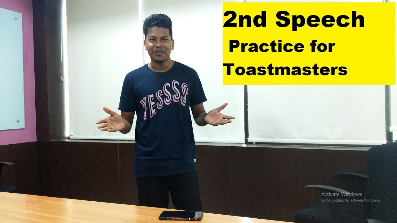 2nd speech ( Practice For Toastmasters ) - YouTube