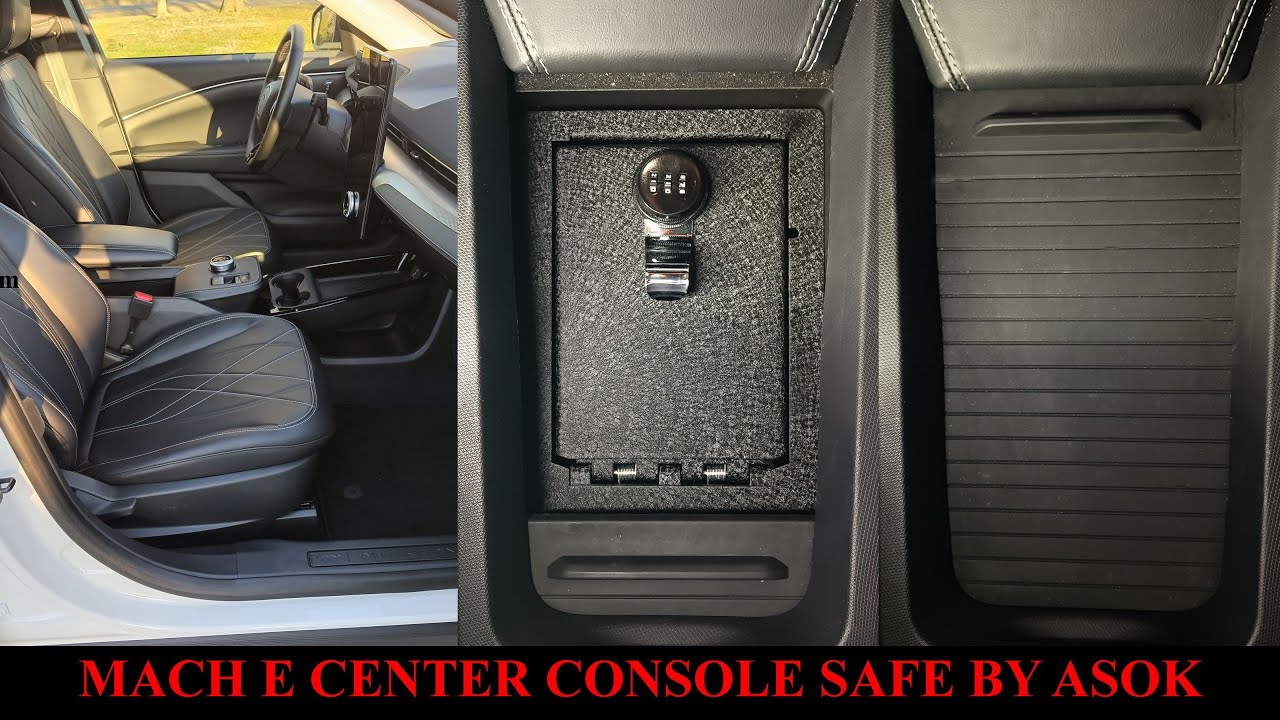 Mustang MACH E center console SAFE installation video and review. Keep ...