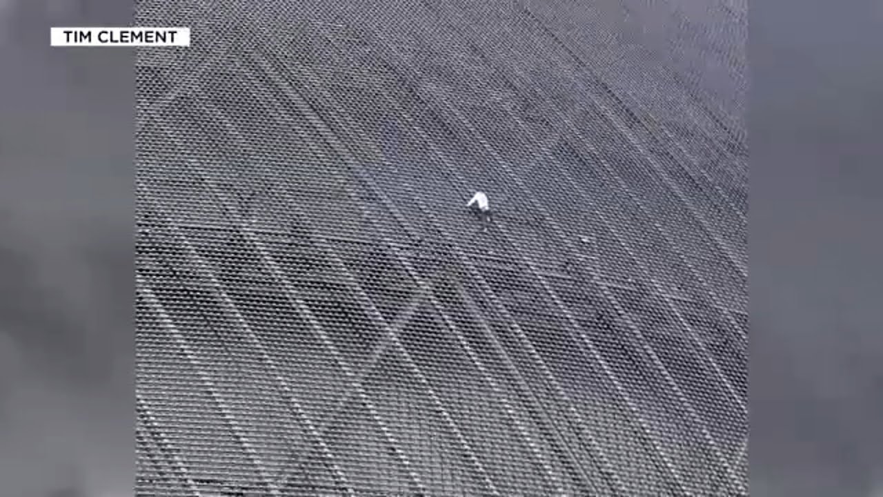 Man arrested after climbing Las Vegas Sphere - YouTube