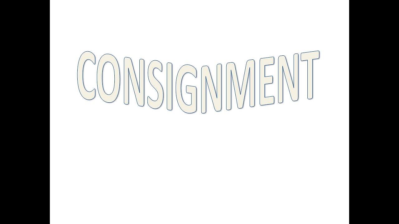 CONSIGNMENT - YouTube