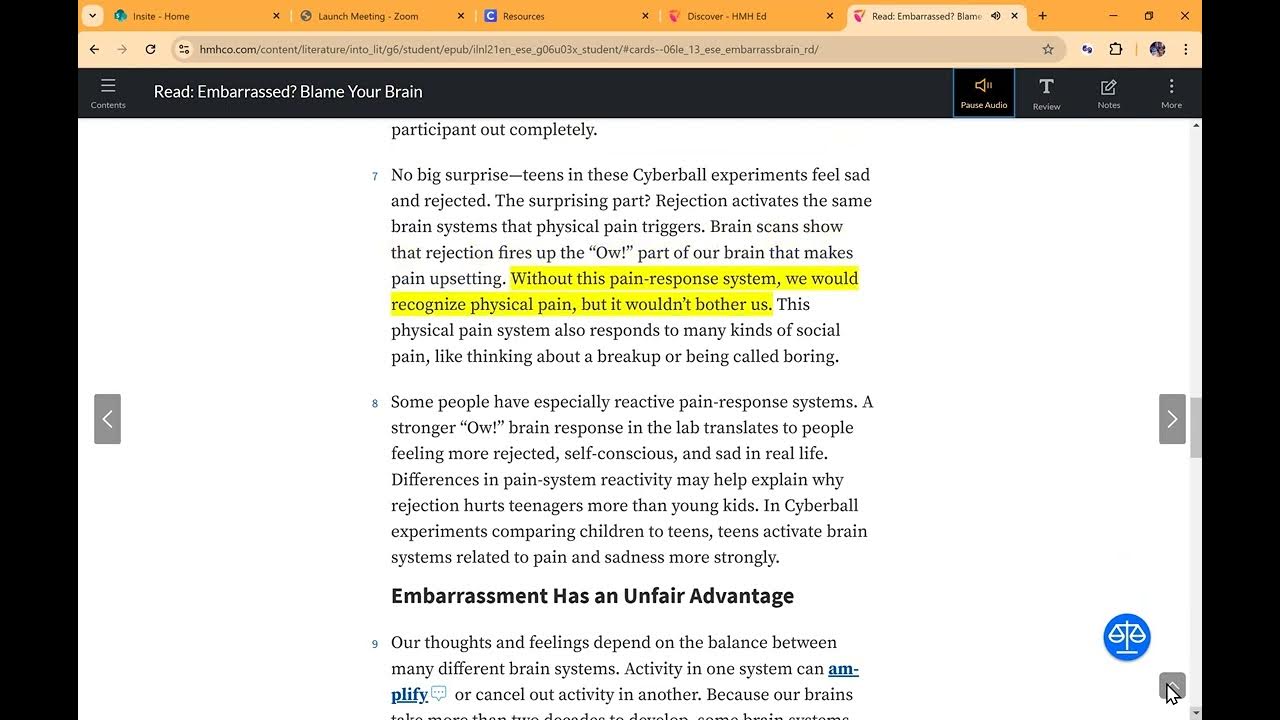 Embarrassed? Blame your Brain - YouTube