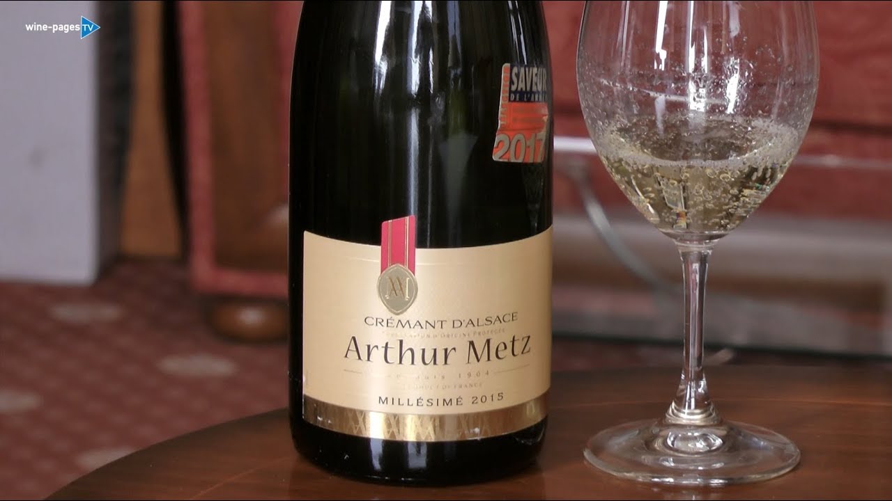 Arthur Metz Crémant d'Alsace Brut 2015 - YouTube