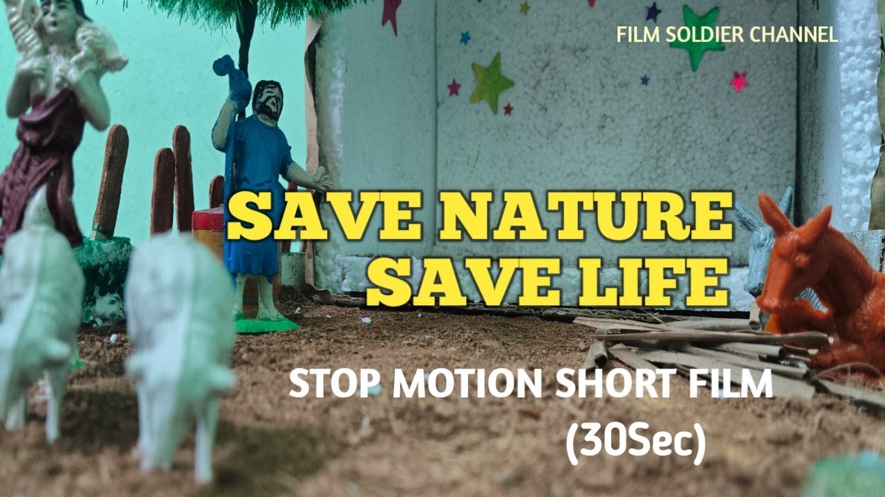 STOP MOTION ANIMATION VIDEO SHORT FILM (30SEC)🎬#Filmsolider #stopmotion ...