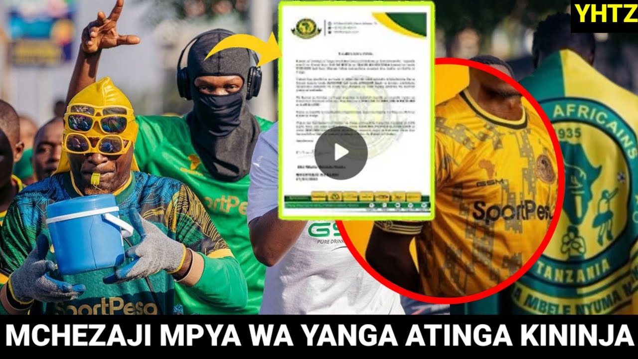 🔴MCHEZAJI MPYA WA YANGA ATINGA KININJA DAA TIZAMA MAPOKEZI YAKE YAWA ...