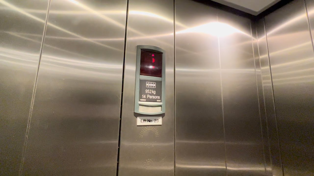 2000 KONE monospace MRL Elevator in 580 George St Sydney,NSW,AU - YouTube