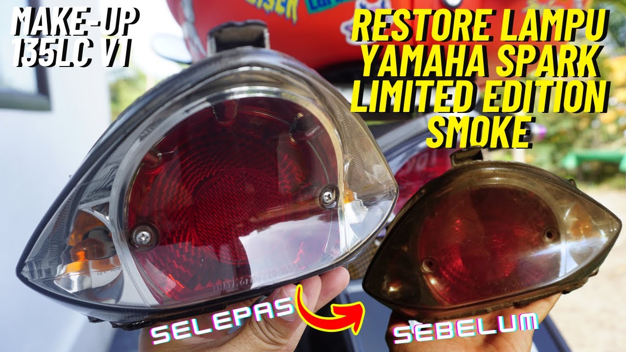 Restore Lampu Smoke Yamaha Spark 135 Limited Edition - YouTube