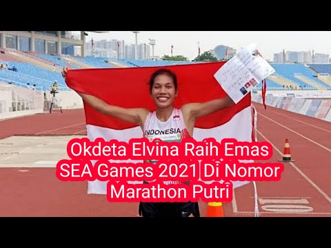 Pelari Indonesia Odekta Elvina Raih Emas SEA Games 2021 Nomor Marathon Putri