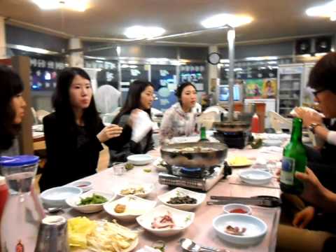 Live Octopus Soup in Daejeon, South Korea