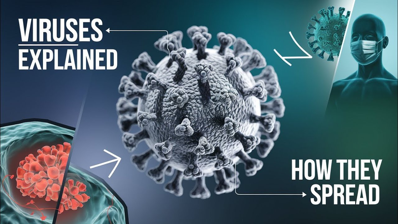 Viruses Explained: What They Are and How They Spread | Complete Virus Guide! - YouTube