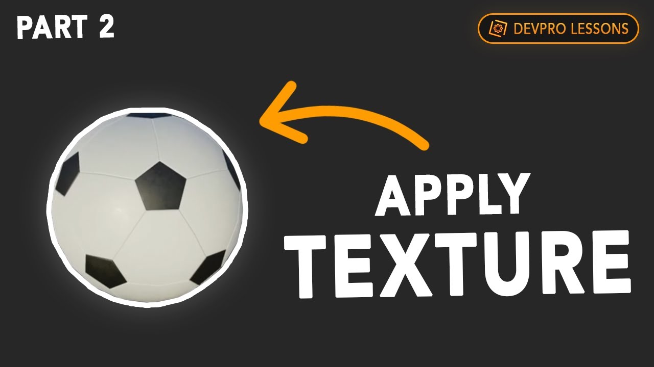 How to Texture a Soccer Ball in Blender [DevPro Lessons] - YouTube