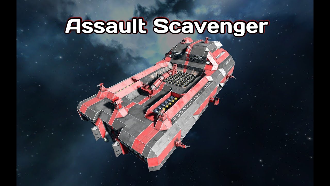 Updating: The Assault Scavenger, Part 1 (Space Engineers) - YouTube