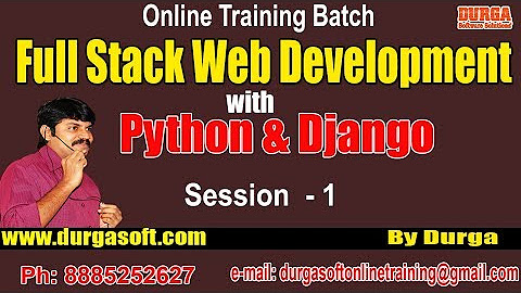 Full Stack Web Devlopment with Python & Django by Durga - YouTube