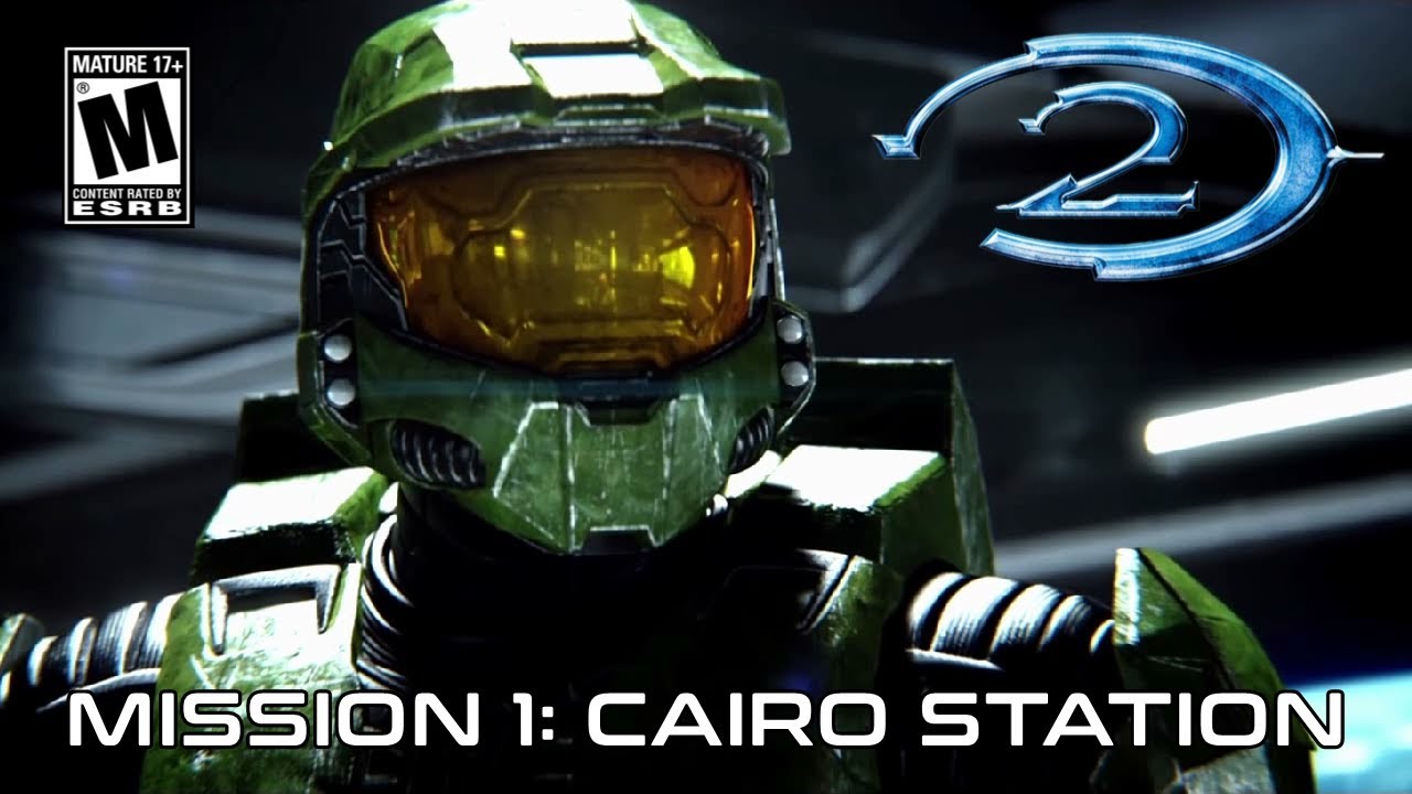 Halo 2 Co-op Mission 1: Cairo Station - YouTube