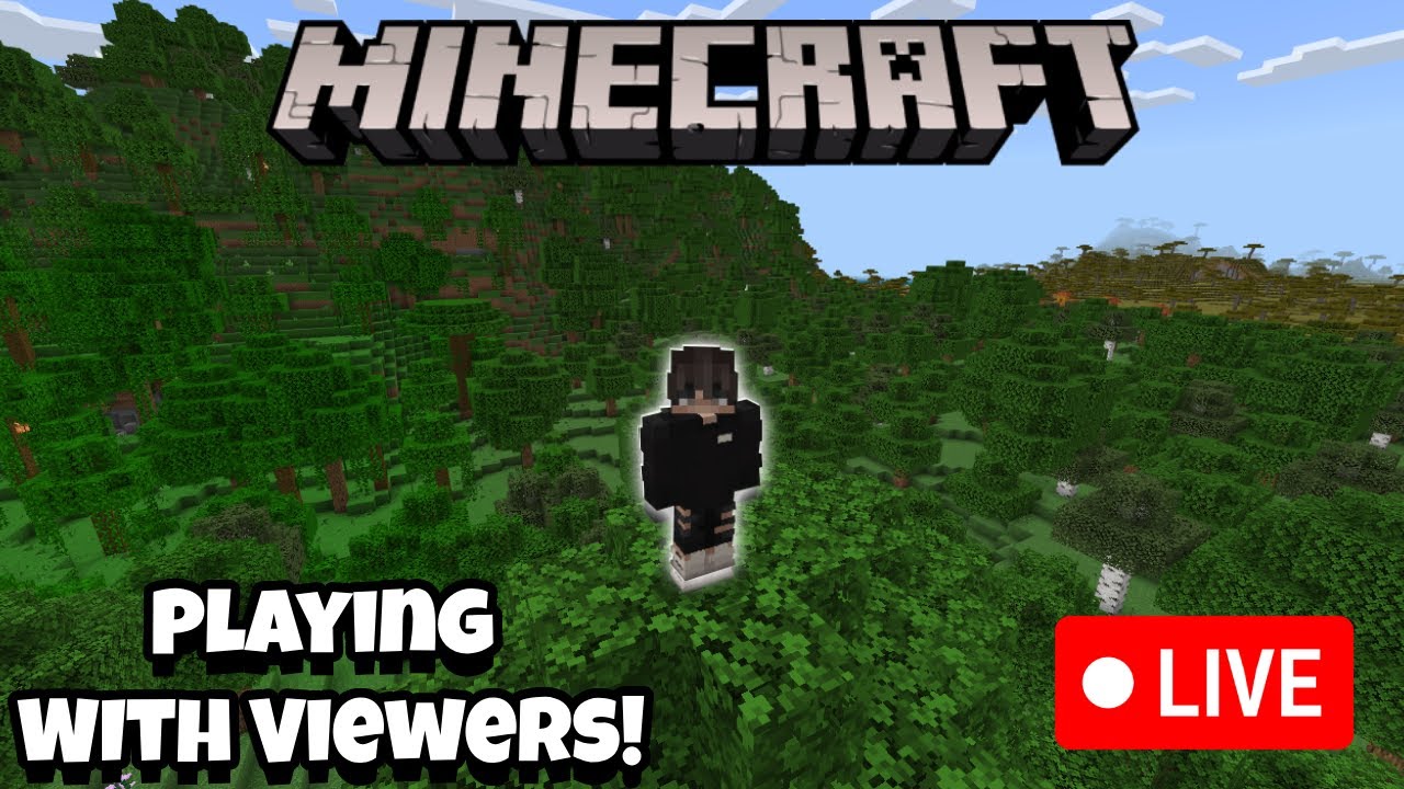 Playing Minecraft With Viewers Live! - YouTube