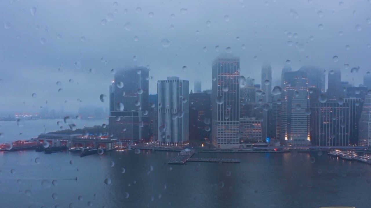 sounds of rain and wind in the bay 1h asmr || звуки дождя и ветра в ...