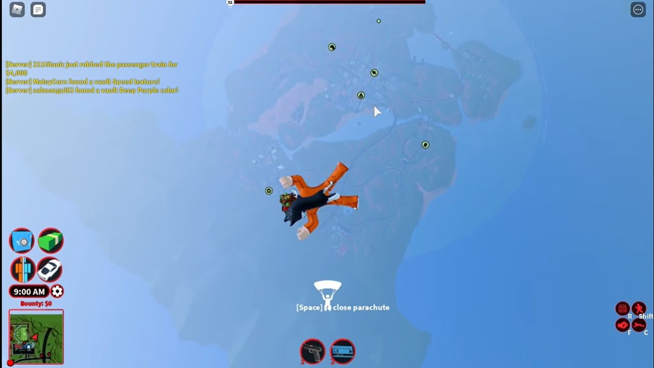 Roblox | Jailbreak | Sky diving - YouTube
