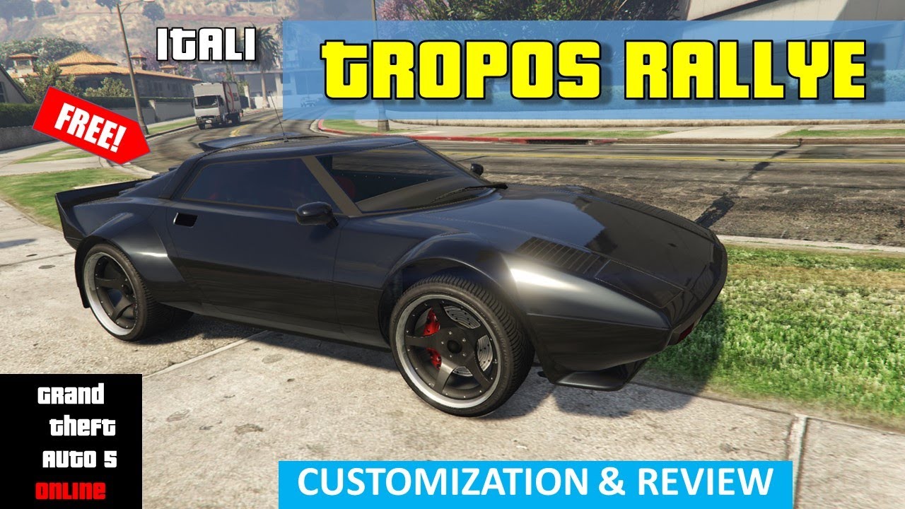 Itali Tropos Rallye Customization & Review (GTA 5 Online Free Car Week ...