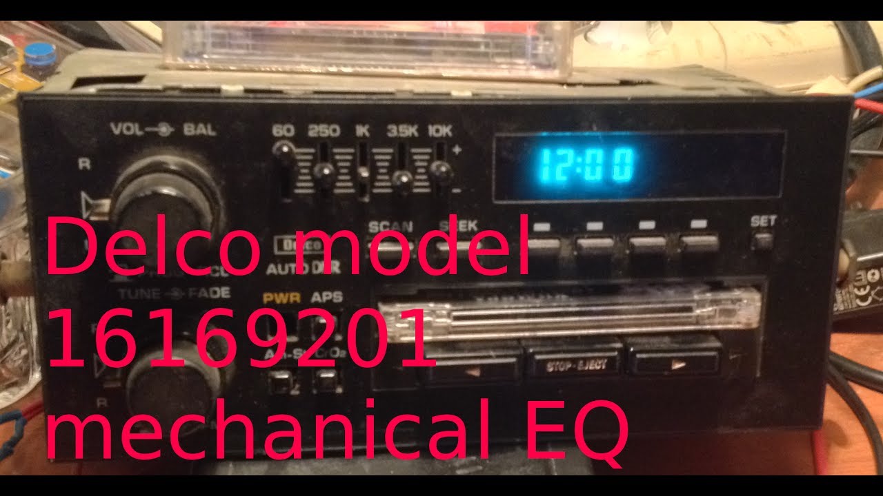 Delco model 16169201 (mechanical EQ!), power supply ИПС-1, speaker ...