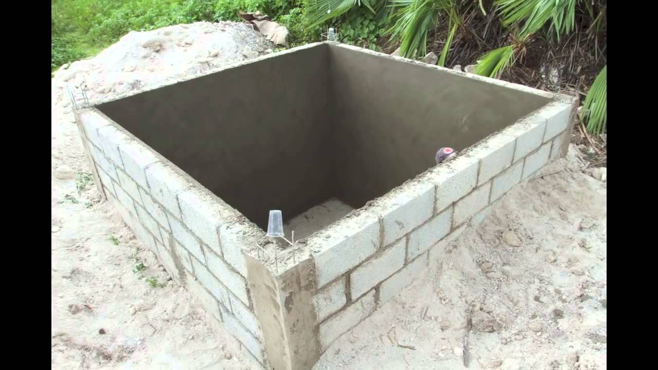 Tutorial para la construcción de una cisterna de agua pluvial 10m3 ...