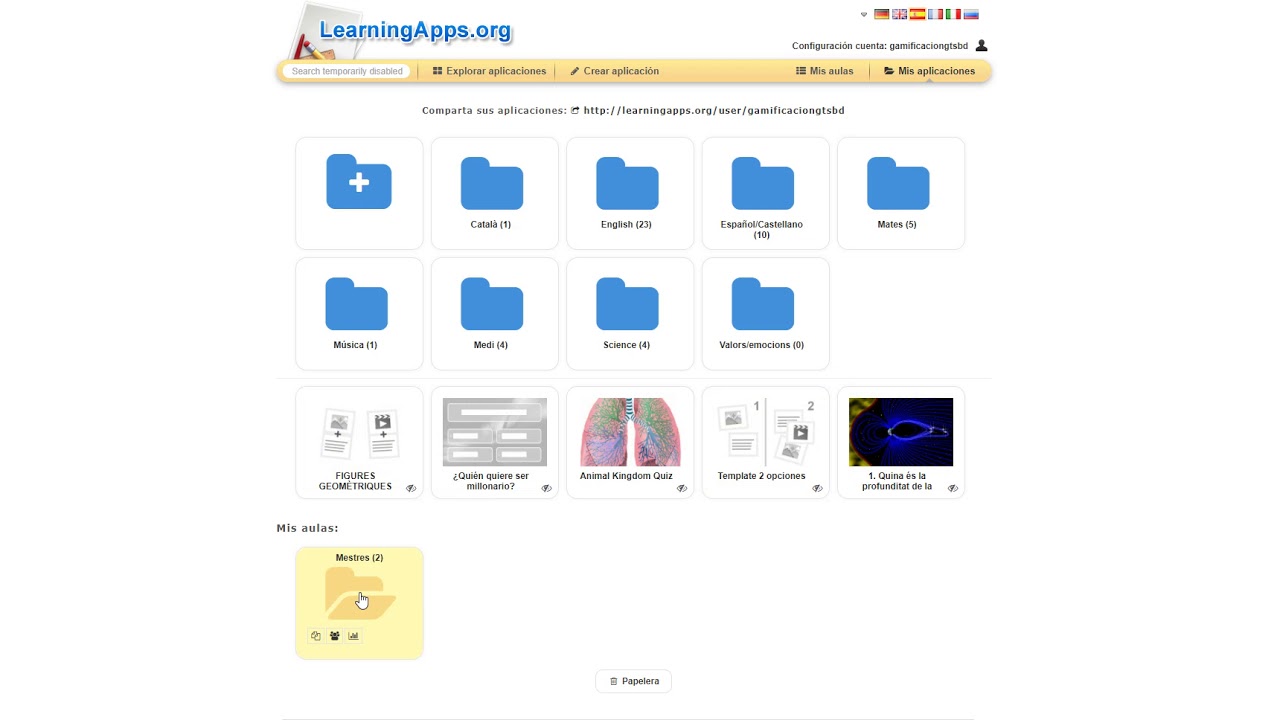 LearningAPPs: Interface - YouTube