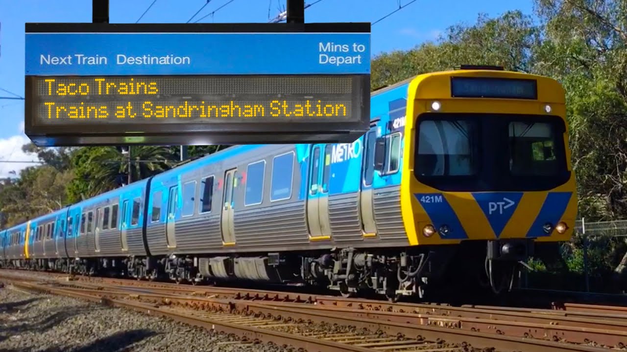 Trains At Sandringham Station | Taco Trains | - YouTube