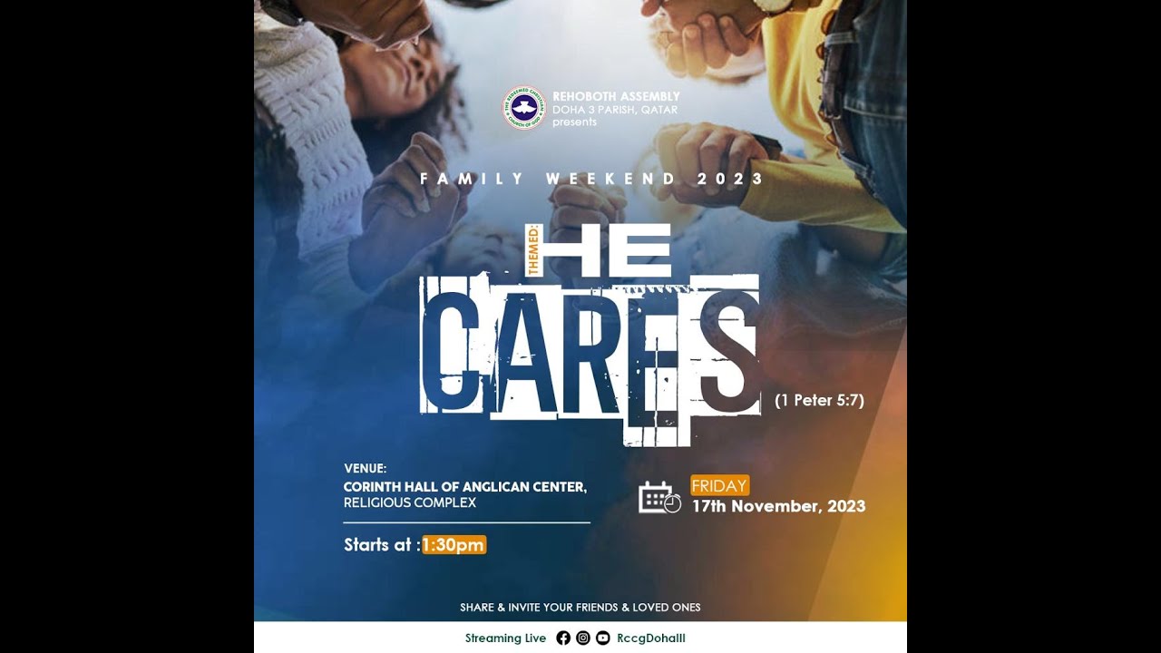 RCCG Doha 3 Parish Qatar || Live || Friday Service (Family Weekend ...