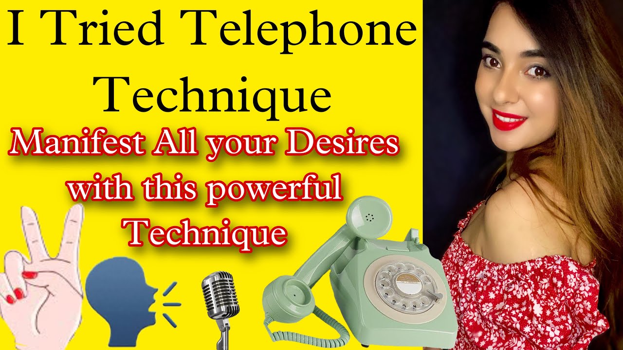 TELEPHONE TECHNIQUE-PHONE METHOD-MANIFEST ANY DESIRE WITH LAW OF ...