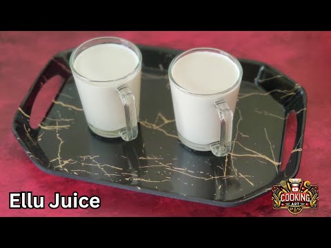 White Sesame Seed Juice | Mangalore Ellu Juice Recipe | Healthy Summer ...