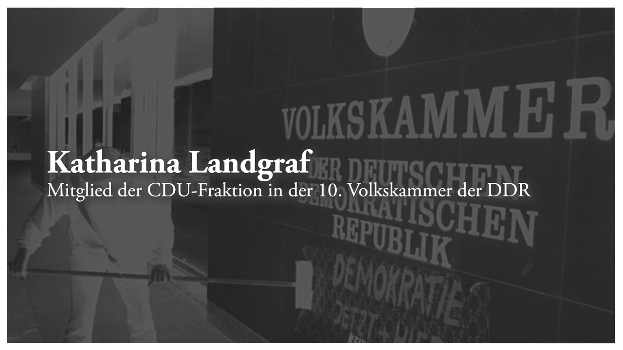 Katharina Landgraf, Abgeordnete der CDU/DA-Fraktion - YouTube