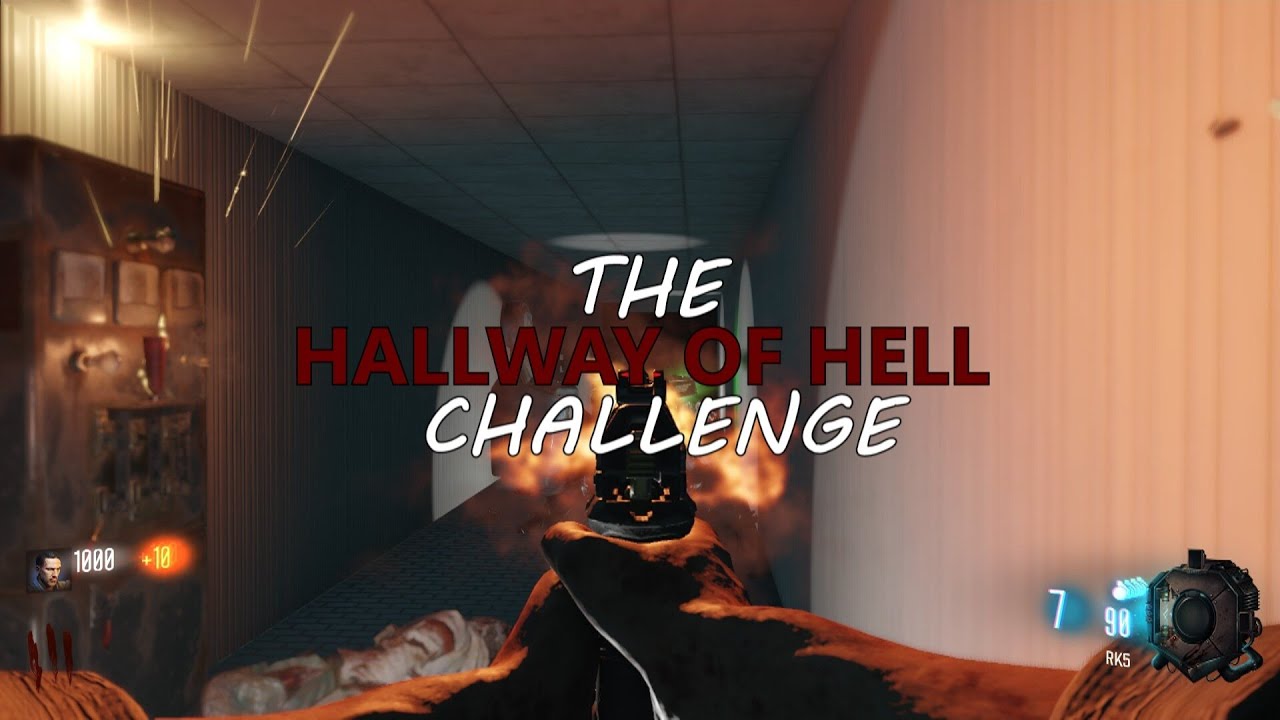 Call of Duty Black Ops III: The Hallway of Hell Challenge - YouTube