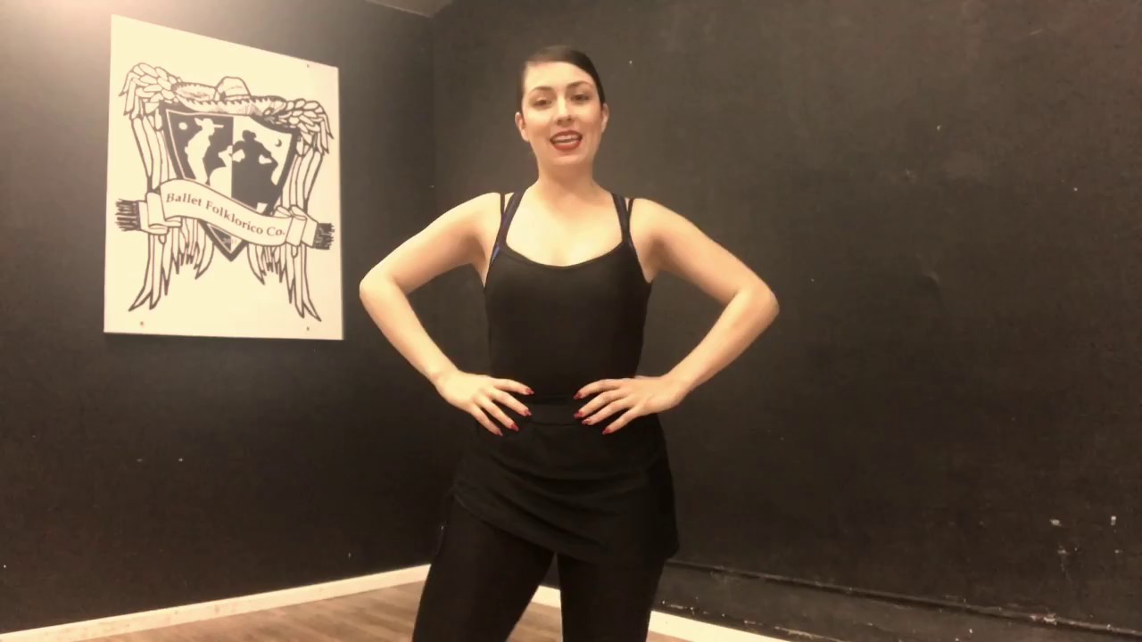 Folklorico Tutorial: Basic Steps for Veracruz Sotavento Part 1 - YouTube