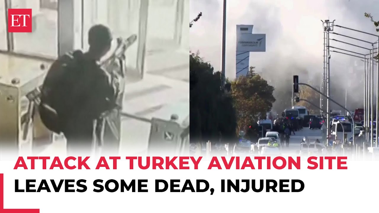 Turkey terror attack: Explosion, gunfire at Turkish aerospace company, casualties reported - YouTube