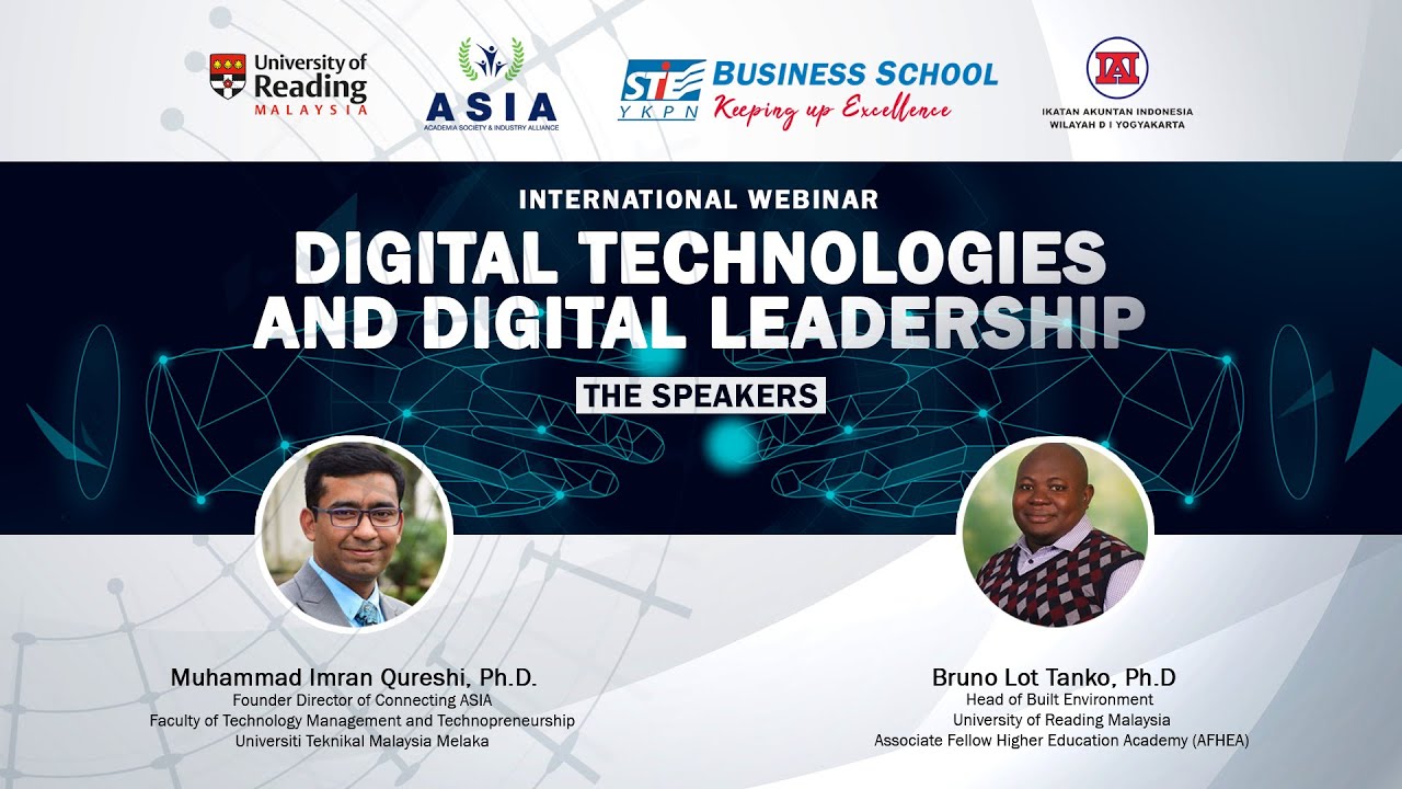International Webinar: Digital Technologies & Digital Leadership - YouTube