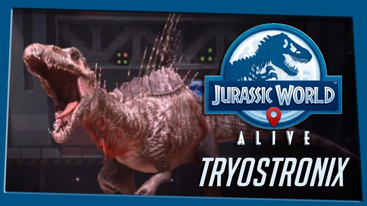 We test our new Tryostronix! | Jurassic World Alive - YouTube