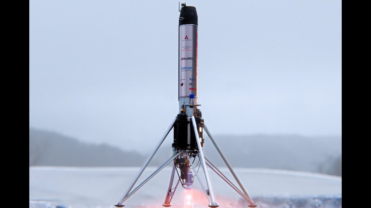 GSP x Volumetrica Studio - Colibri reusable rocket demonstrator flight ...